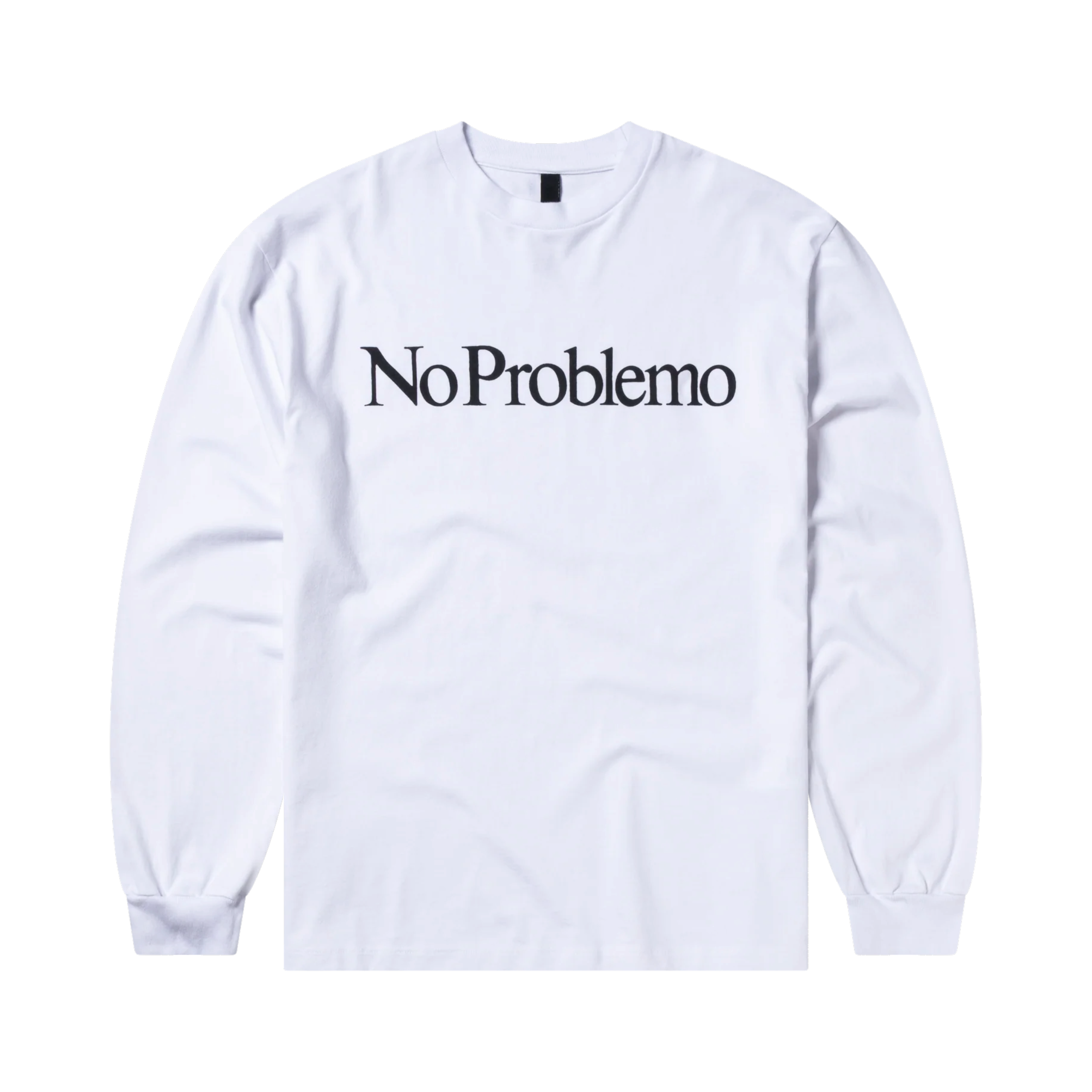 No Problemo L/S T-Shirt - White – ALMOST ANYTHING